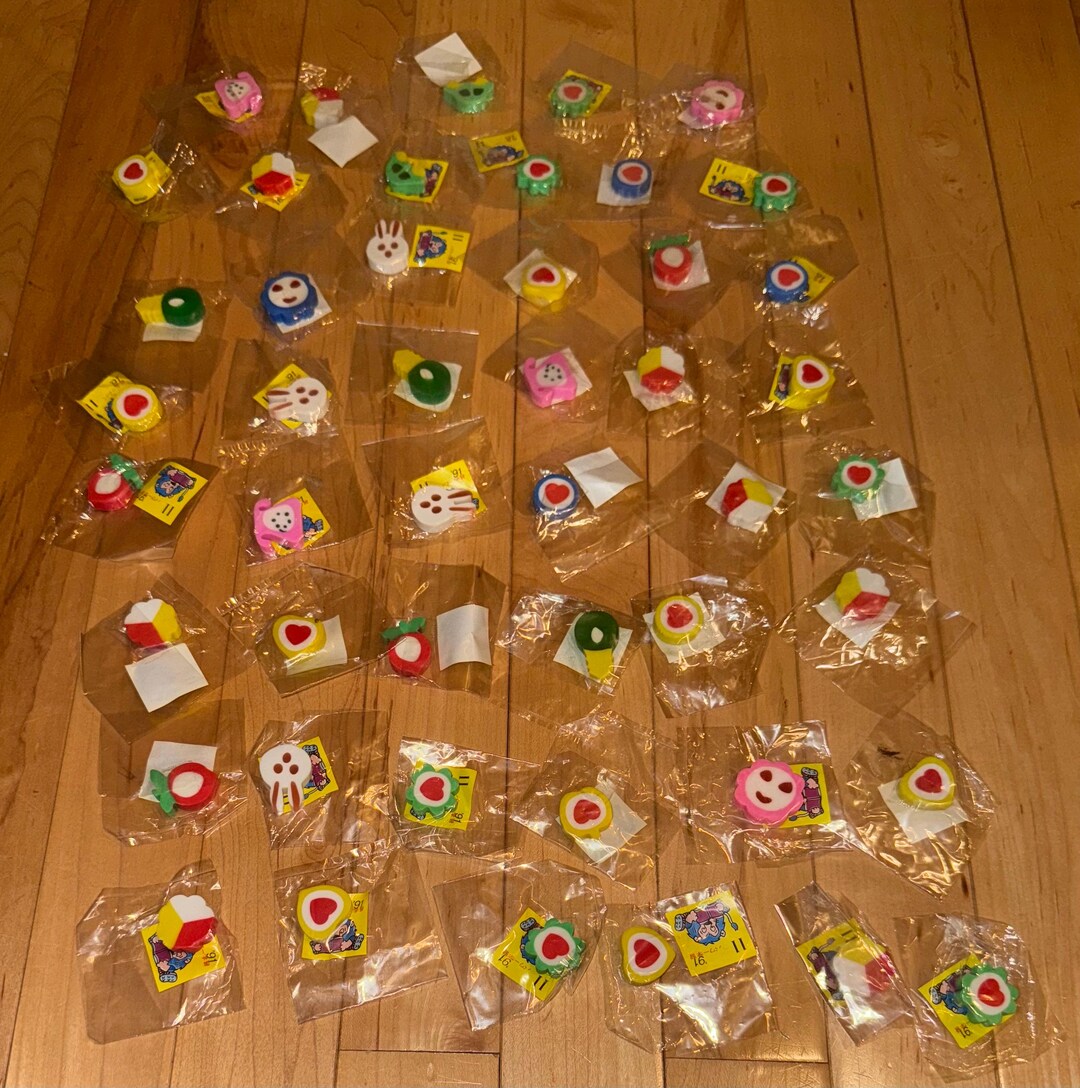 Lot of 47 Vintage Erasers From Japan!!! - Etsy