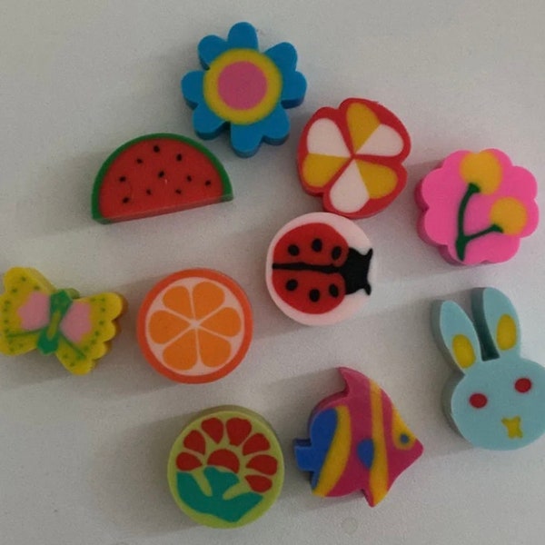 Cute Erasers - Etsy