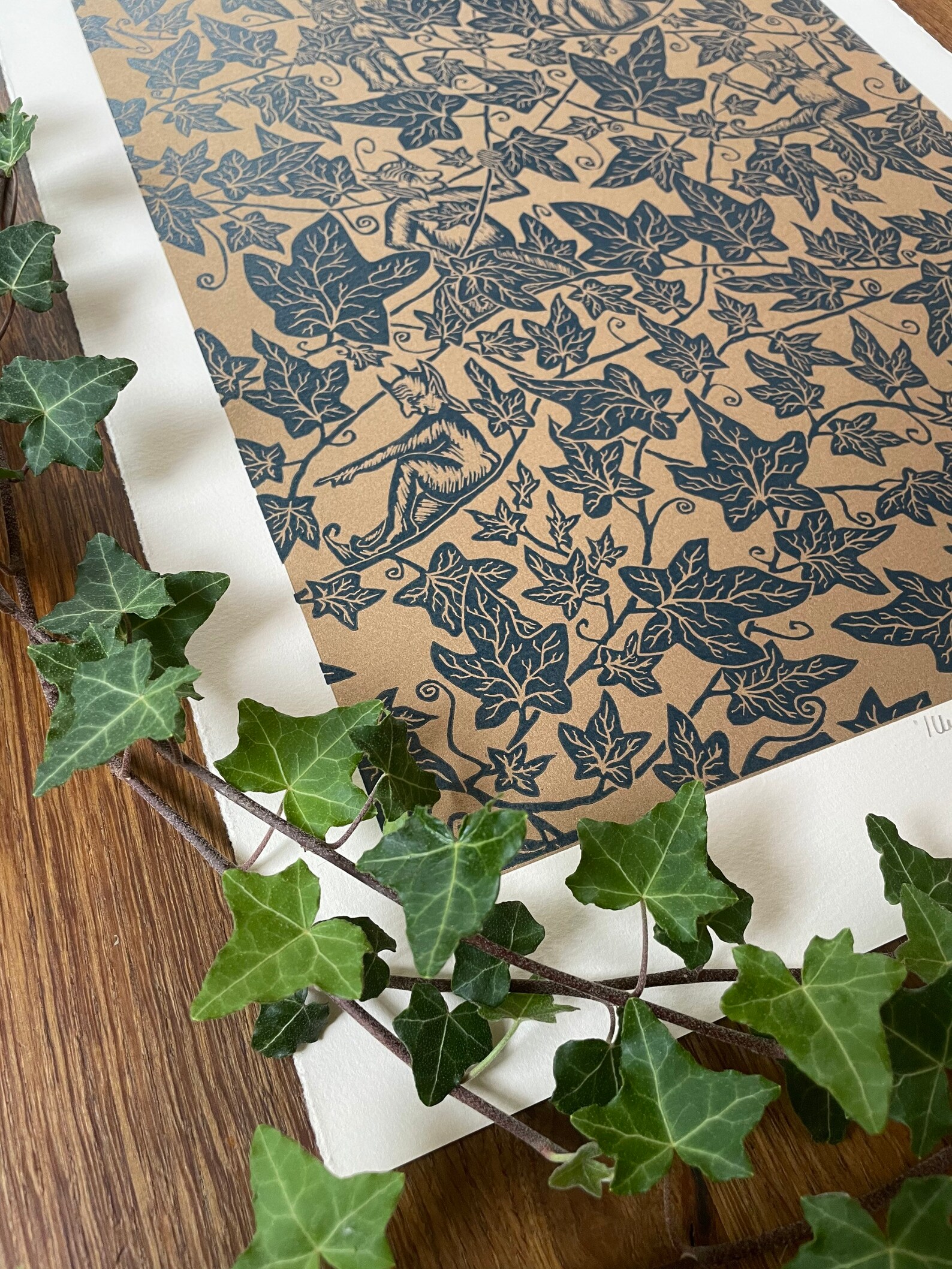 Illuminated Beasts - Original Lino Print - Limited Edition of 16 - Etsy UK