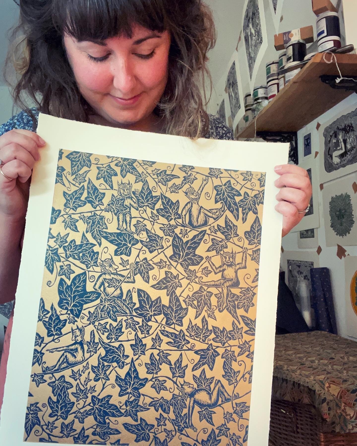 Illuminated Beasts - Original Lino Print - Limited Edition of 16 - Etsy UK