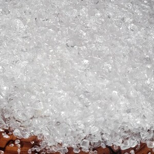 Crushed Crystal Glass * Small Irregular Glass *** - Etsy