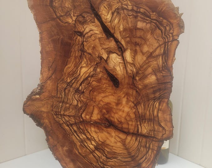Olive Burl * 14" X 8" X 7/8" * Raw Olive * Diy Art * Dry * Fragile ...