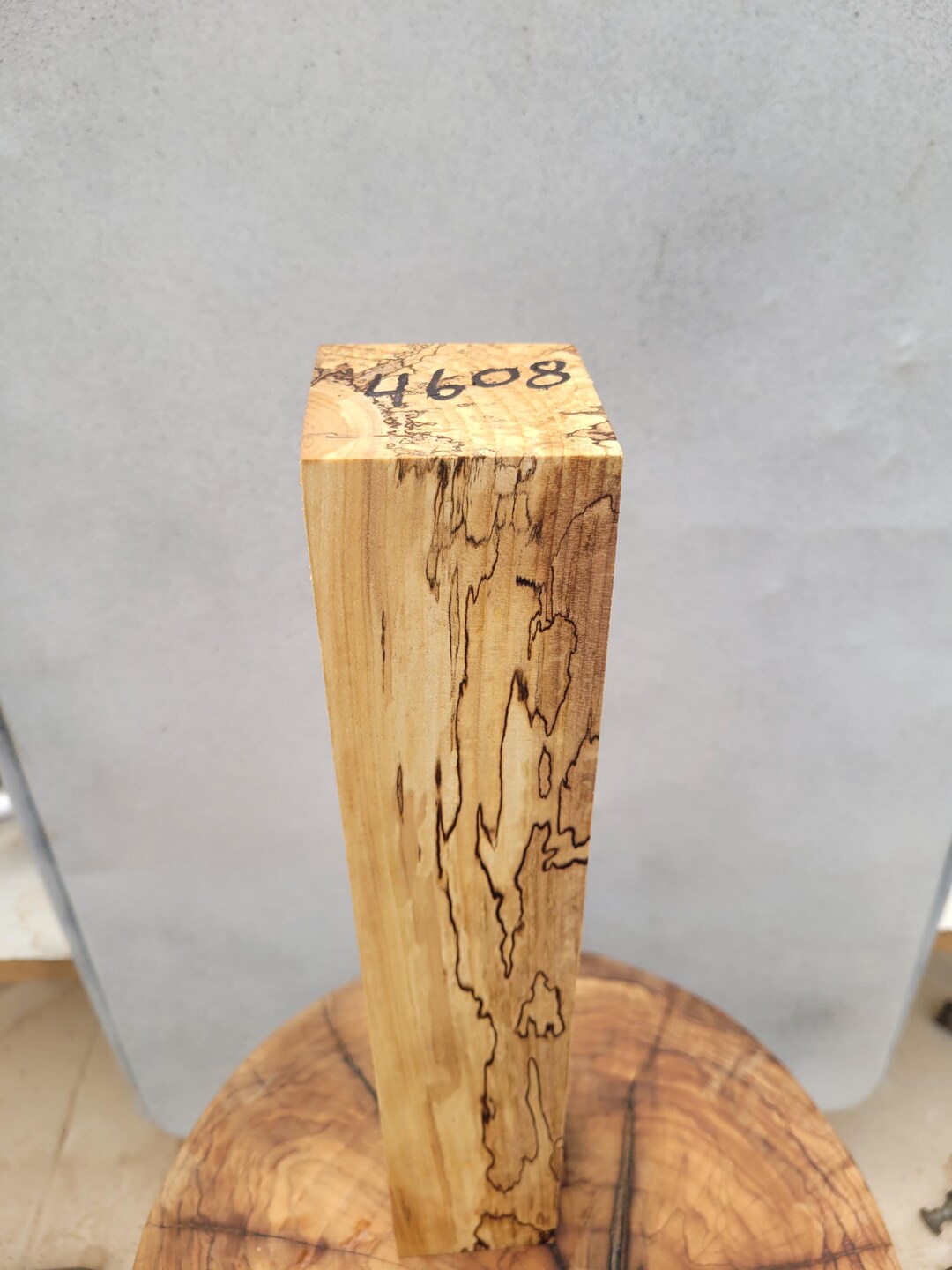 Spalted Silver Maple * 12" X 2-1/8" X 2-1/8" * Spalted Wood * Turning ...