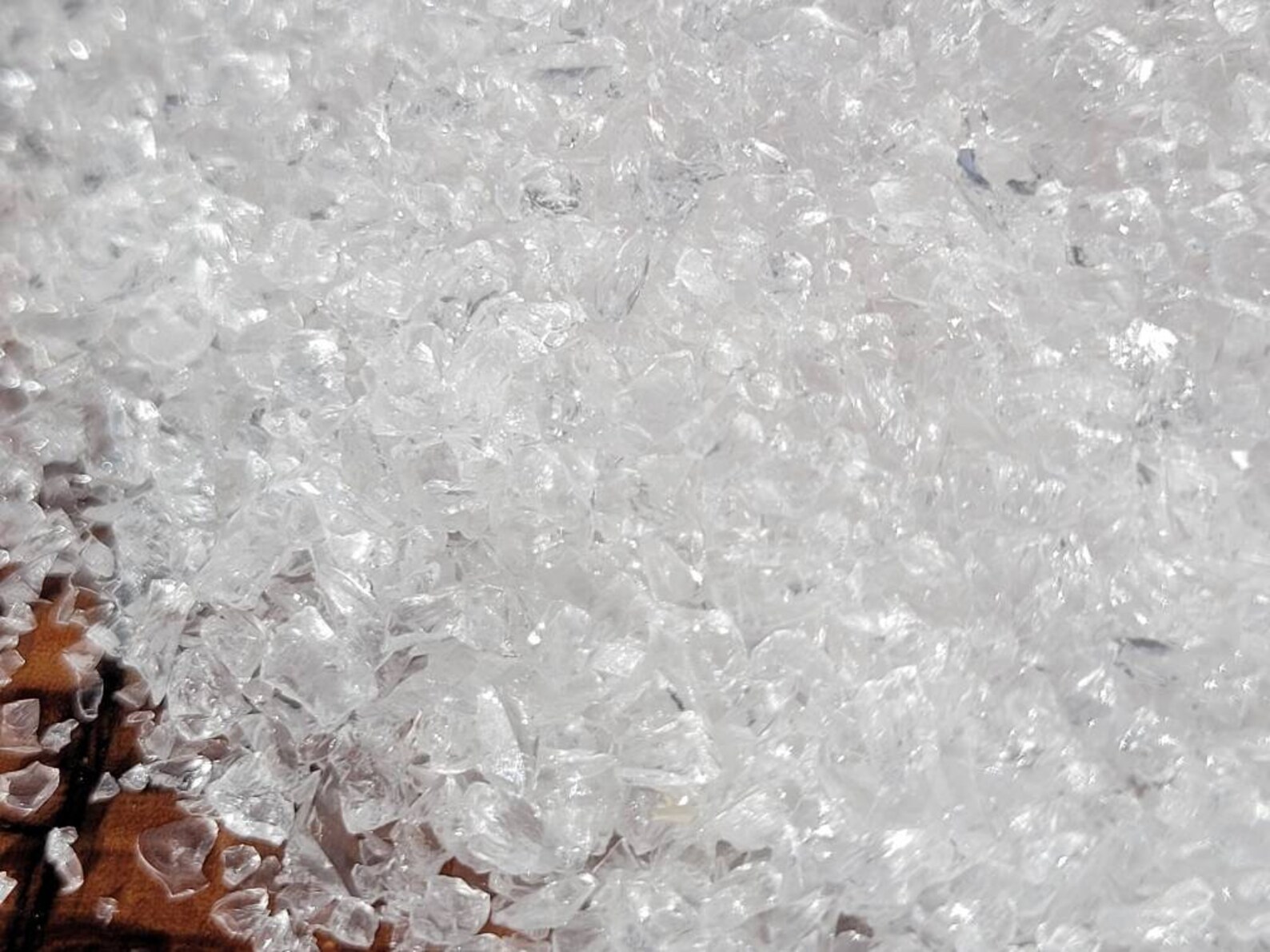 Crushed Crystal Glass * Small Irregular Glass *** - Etsy