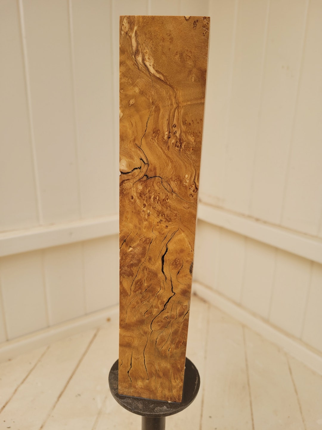 Olive Burl * 10-1/4" × 1-7/8" X 1-7/8" * Stock * Turning Blank * Mc