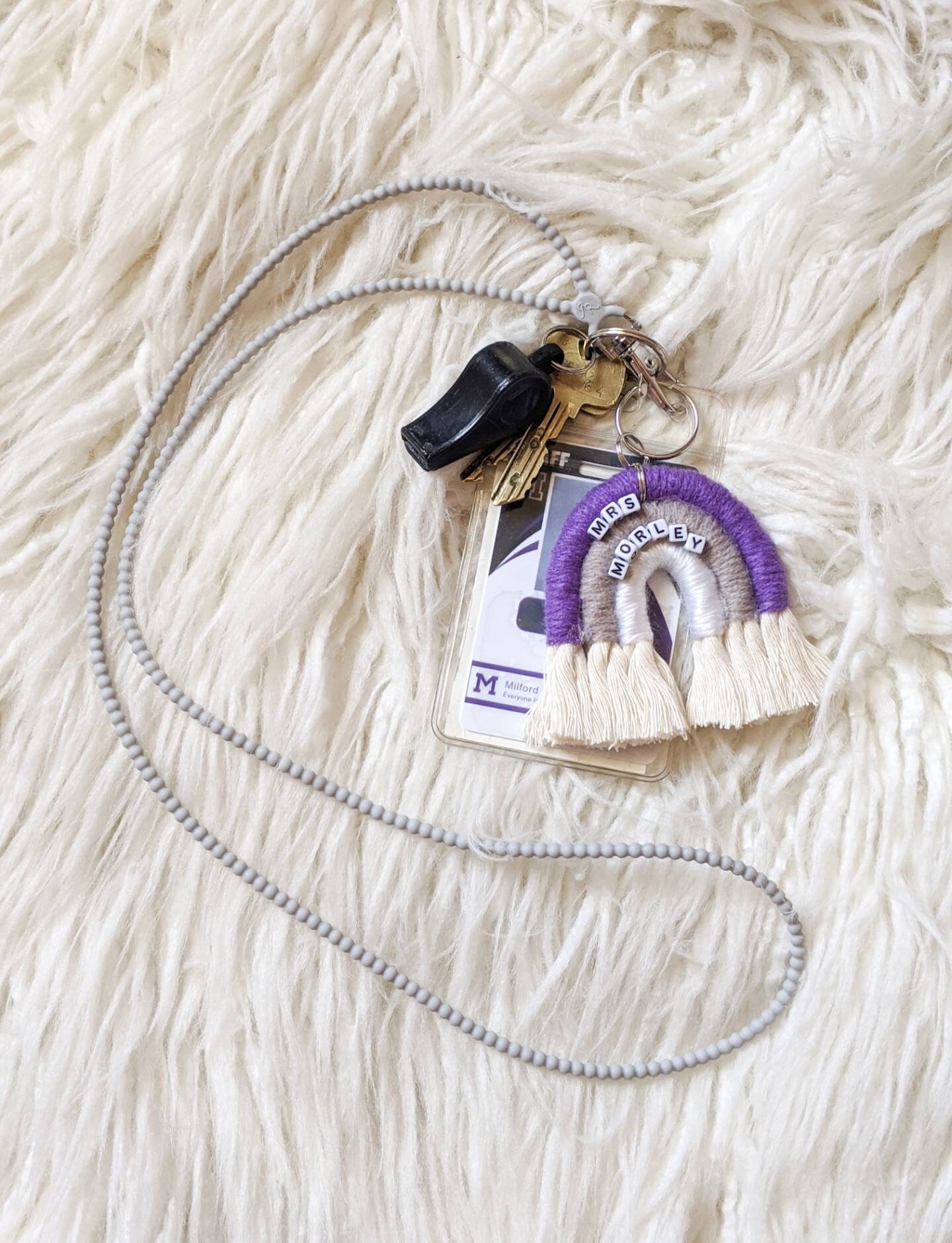 Personalized Name Rainbow Keychain - Etsy UK