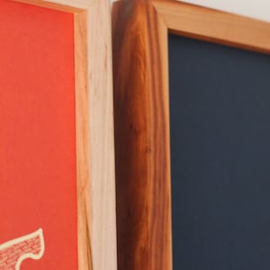 Handmade Solid Cherry Picture Frame, Plus Acrylic Glass, Pre-installed ...