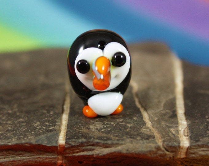 Puffin Miniature, Glass Miniature, Puffin, Puffin Art, Miniature ...