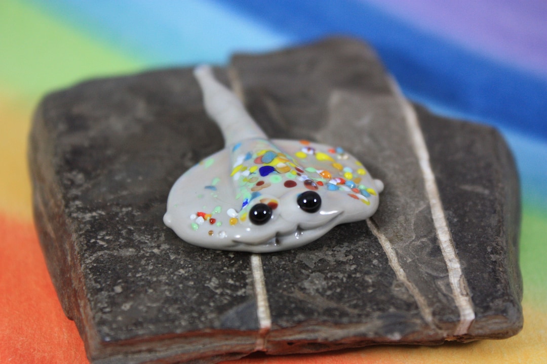 Glass Stingray, Miniature Stingray, Glass Miniature, Stingray Art ...