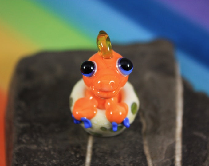 Dinosaur, Miniature Dinosaur, Glass Dinosaur, Mini Dino, Dino Miniature ...