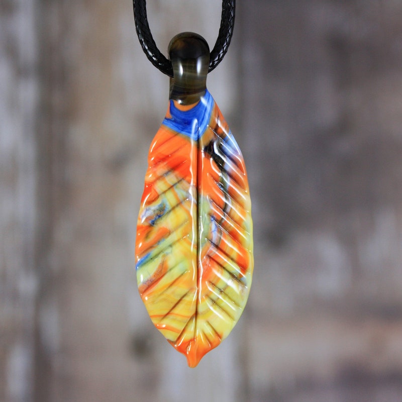 Glass Feather - Etsy