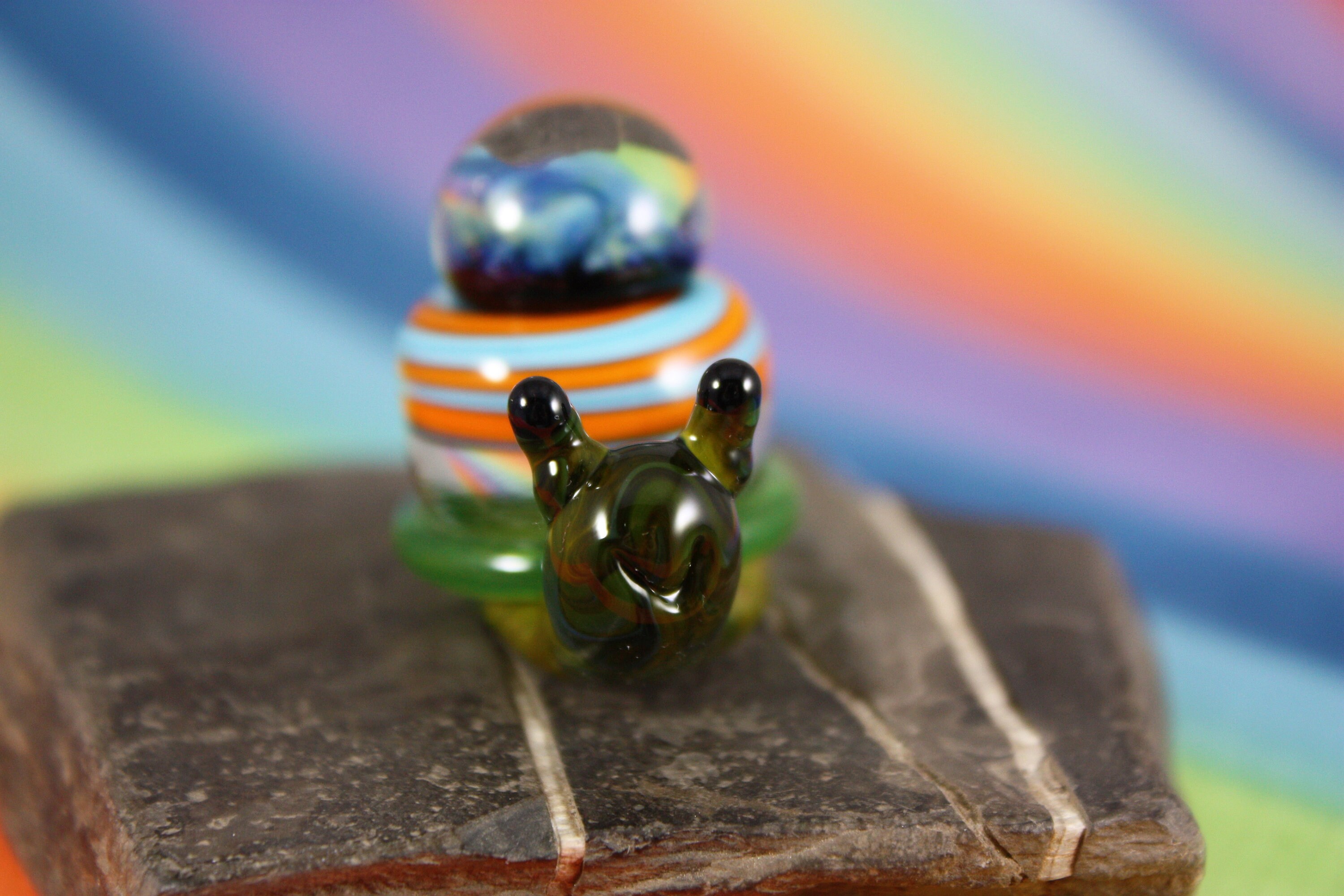 Snail Miniature Snail Glass Miniature Fairy Garden Snail | Etsy