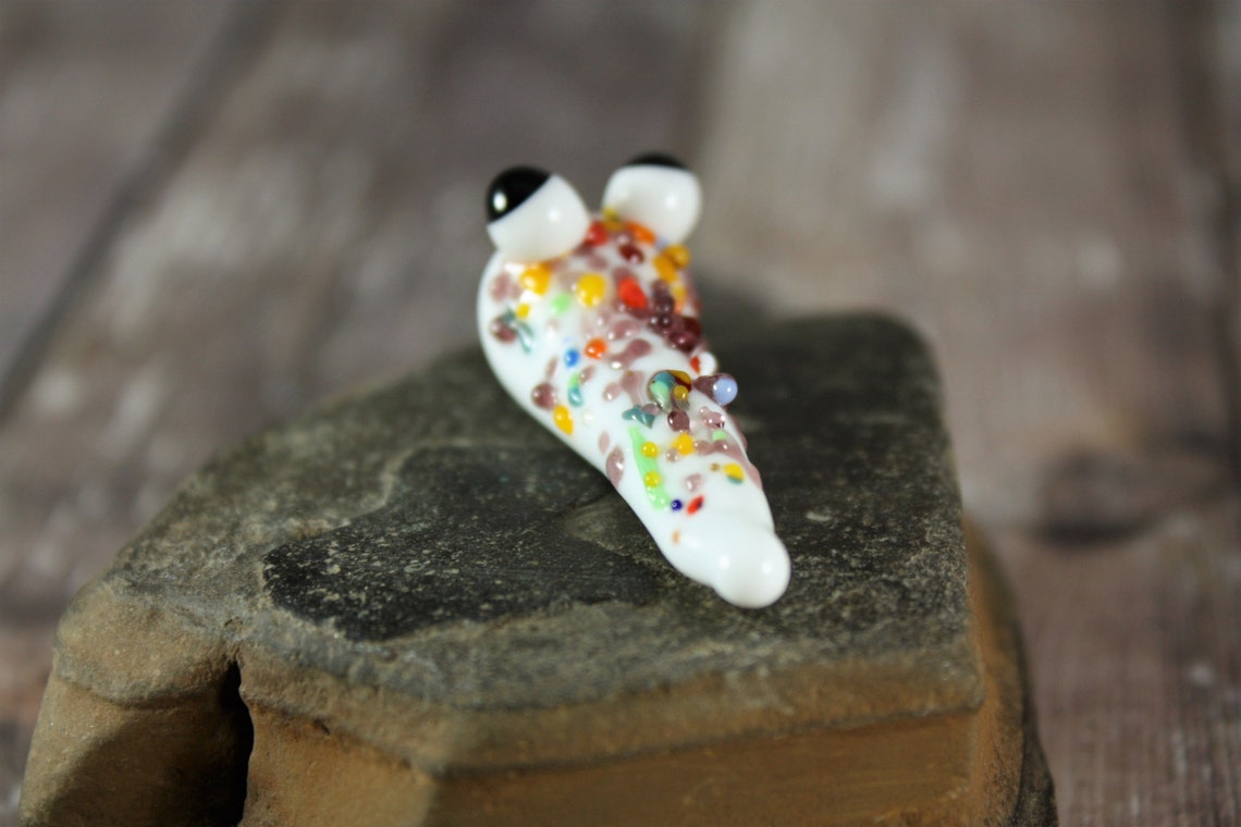 Slug Miniature Slug Glass Miniature Fairy Garden Slug - Etsy