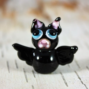 Earthy Friend Bat, Glass Miniature Bat, Bat Miniature, Terrarium ...