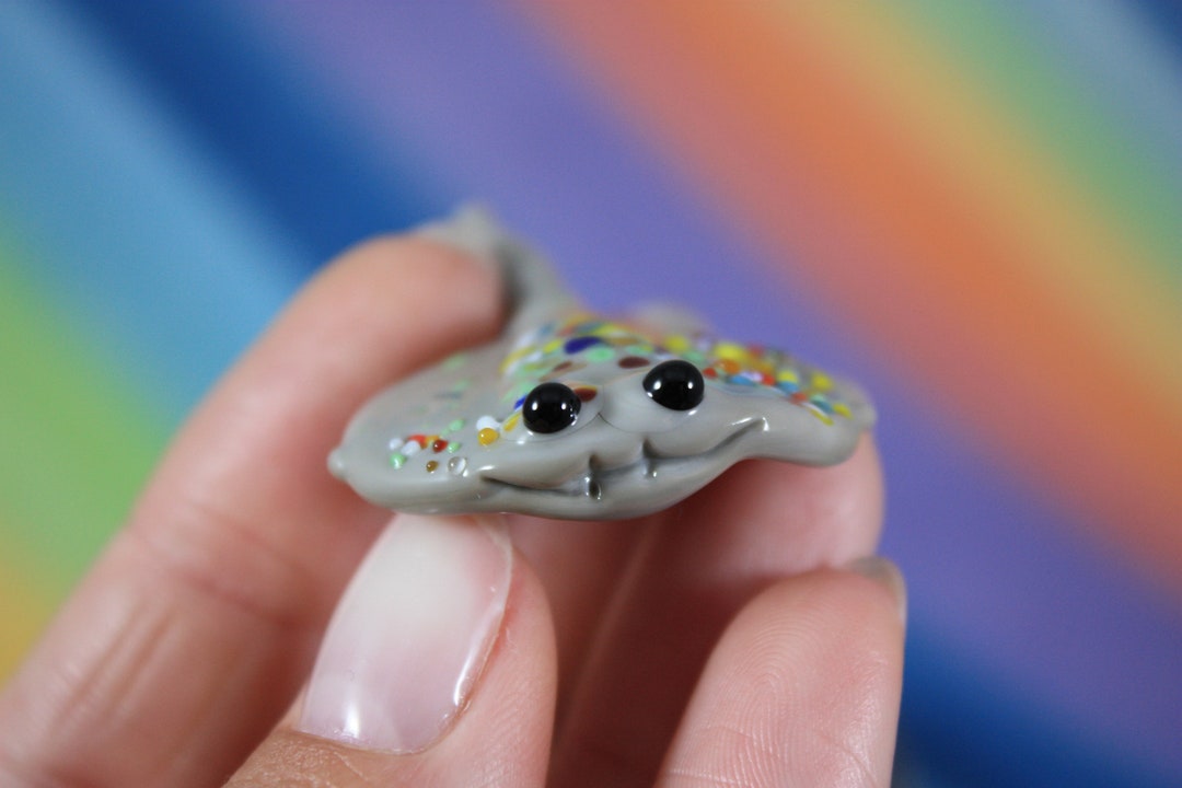 Glass Stingray, Miniature Stingray, Glass Miniature, Stingray Art ...