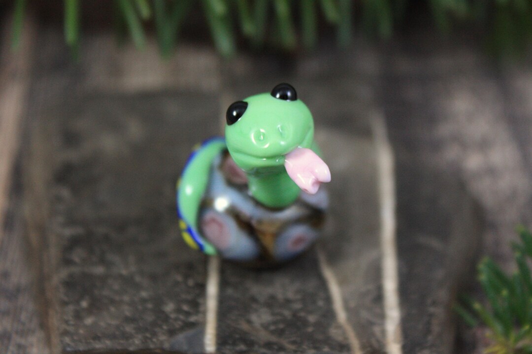 Snake, Miniature Snake, Glass Miniature, Fairy Garden Snake, Terrarium ...