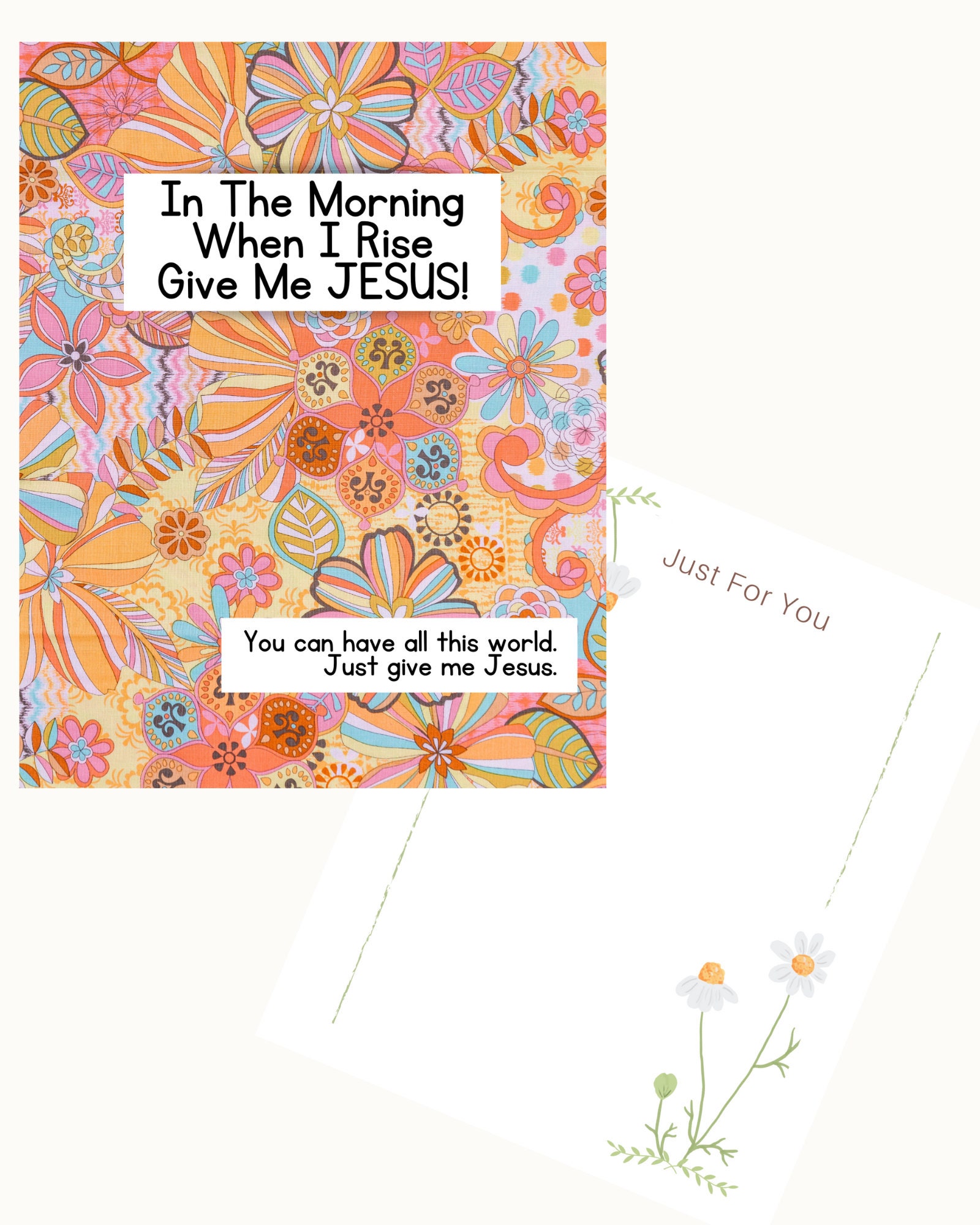 Printable Christian Cards (7 Versions/2 Share Same Verse), DOWNLOADABLE ...