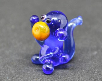 Blue Monkey Statue - Etsy