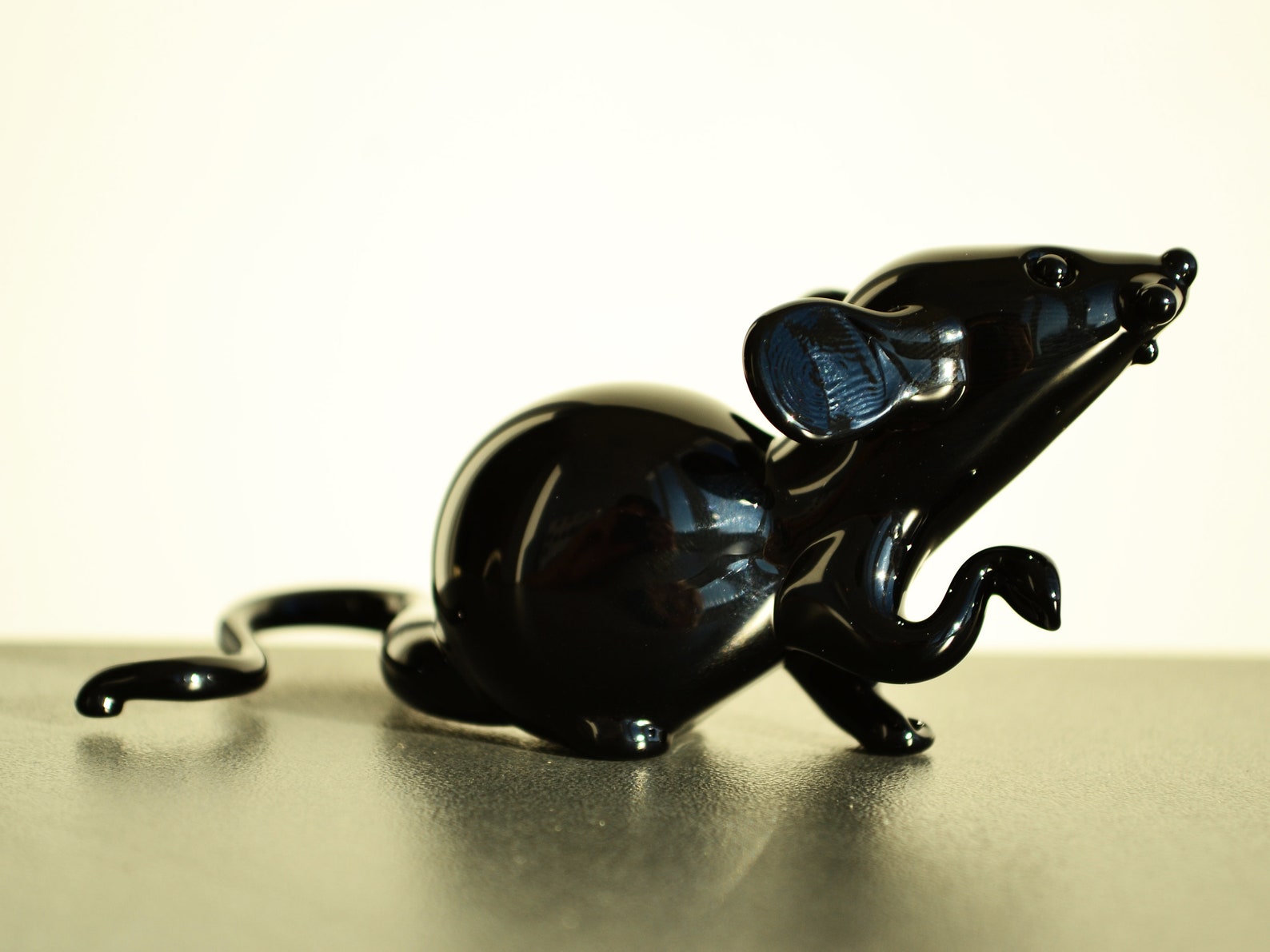 Glass Rat Figurine Rat Animals Glass Rats Sculpture Art Glass | Etsy