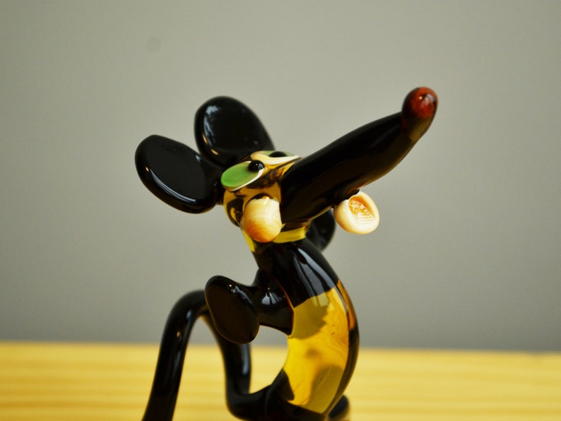 Big Glass Mouse Figures Sculpture Mouse Figurines Murano Mice | Etsy