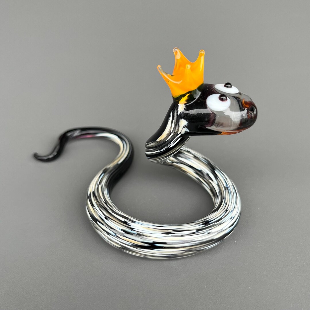 Glass Snake Figurine - Etsy