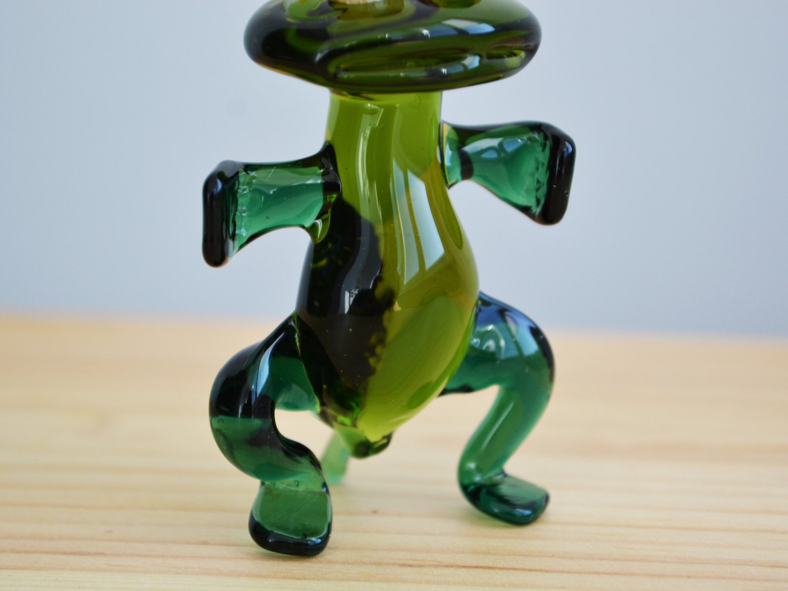 Glass Frog Figurine Animals Glass Frog Sculpture Art Glass Toy - Etsy