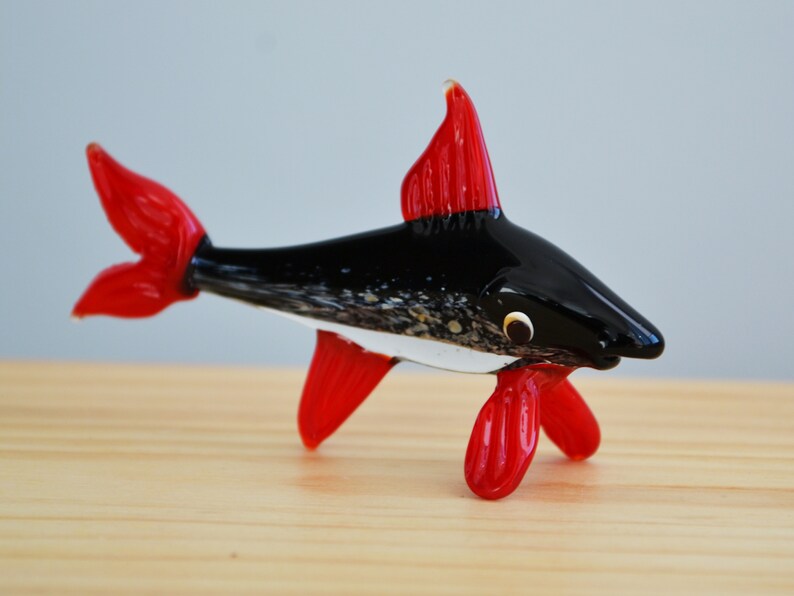 Art Glass Fish Toys Murano Animals Tiny Small Figure Glass | Etsy