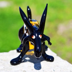 3.2" Glass Goat Figurines, Blown Glass Goat Ornament, Goat Gifts for ...