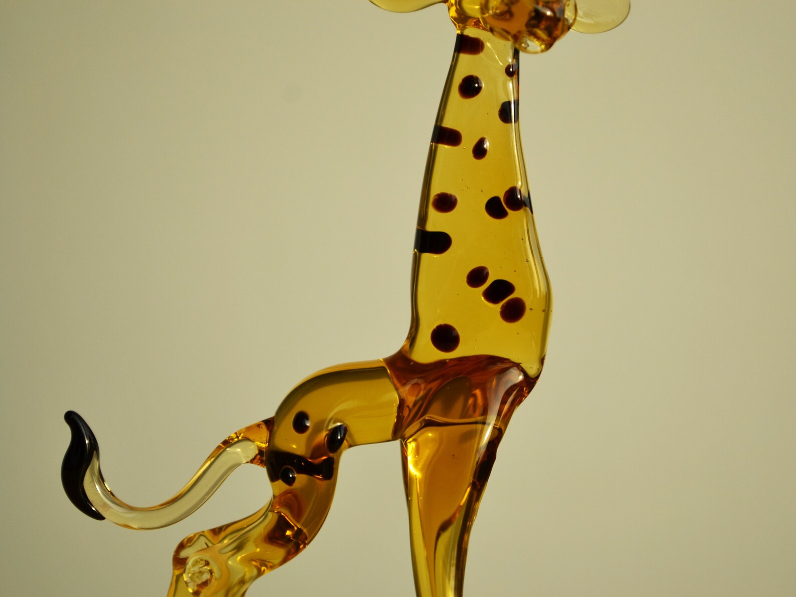 Blown Glass Giraffe Figurine Animals Glass Giraffe Miniature - Etsy