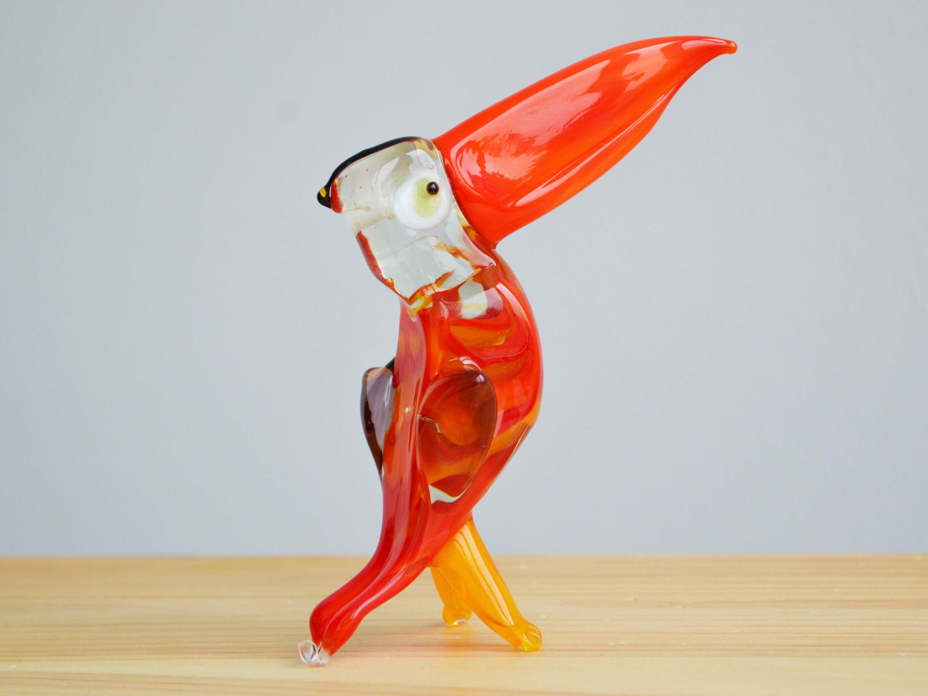 Glass Toucan Figure Toucan Bird Sculpture Pelicans Statue | Etsy