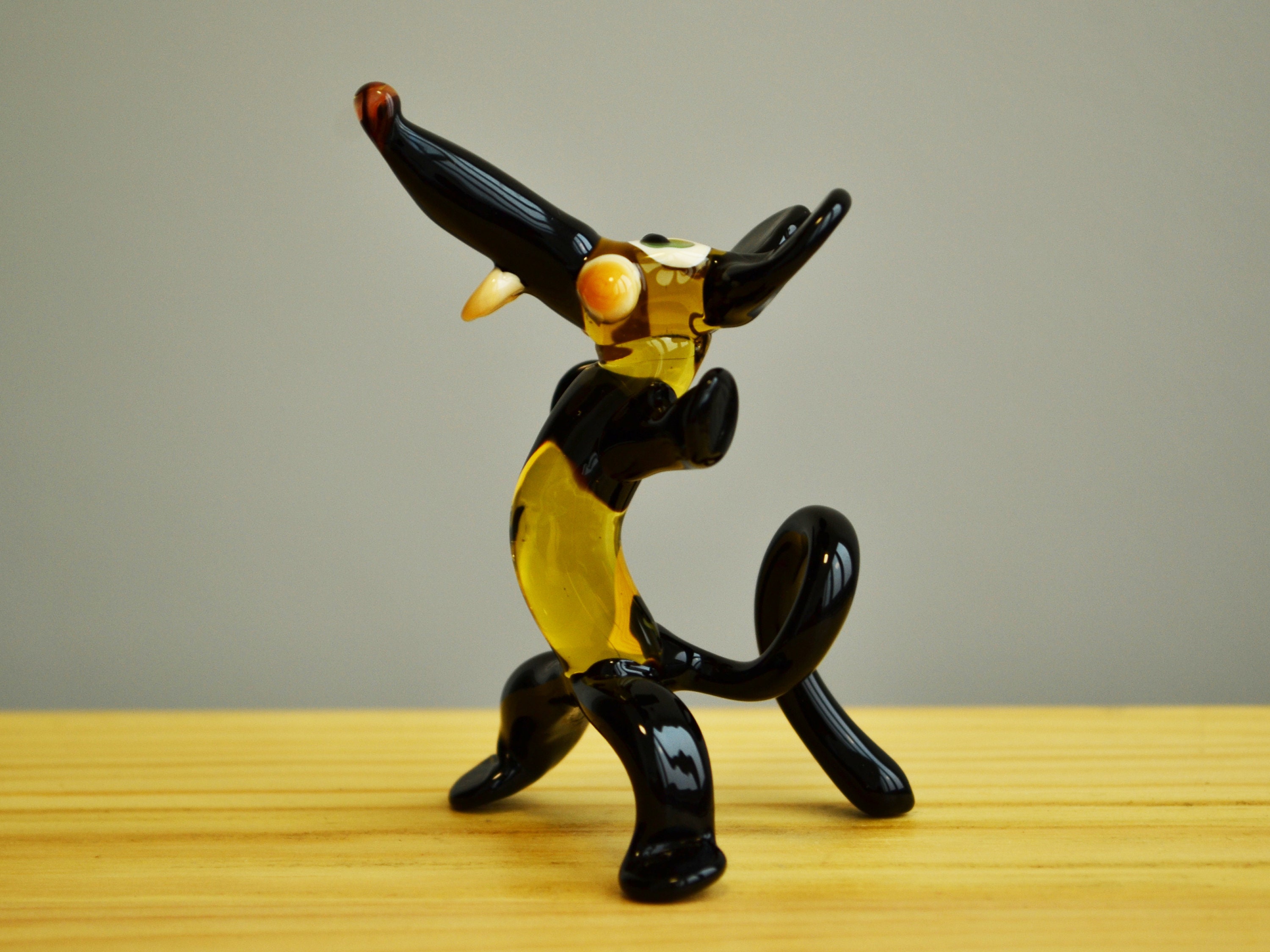 Big Glass Mouse Figures Sculpture Mouse Figurines Murano Mice | Etsy