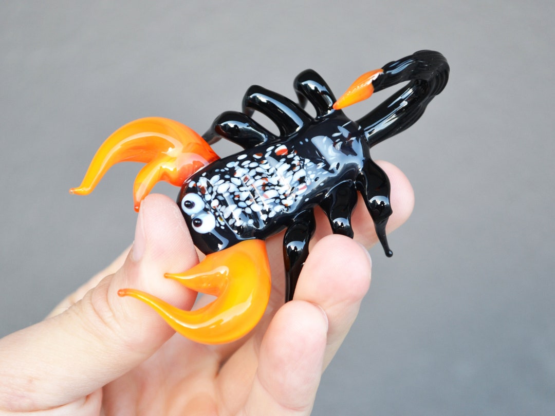 Glass Scorpion Figurine Blown Scorpion Art Glass Scorpion Figure ...