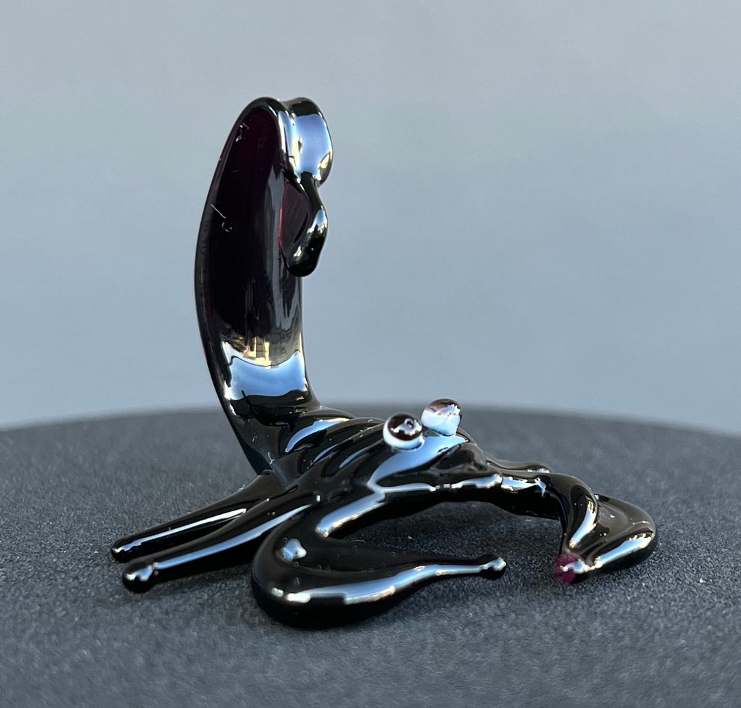 Micro Blown Glass Scorpion Figurine: Tiny Dollhouse Animal Sculpture - Etsy