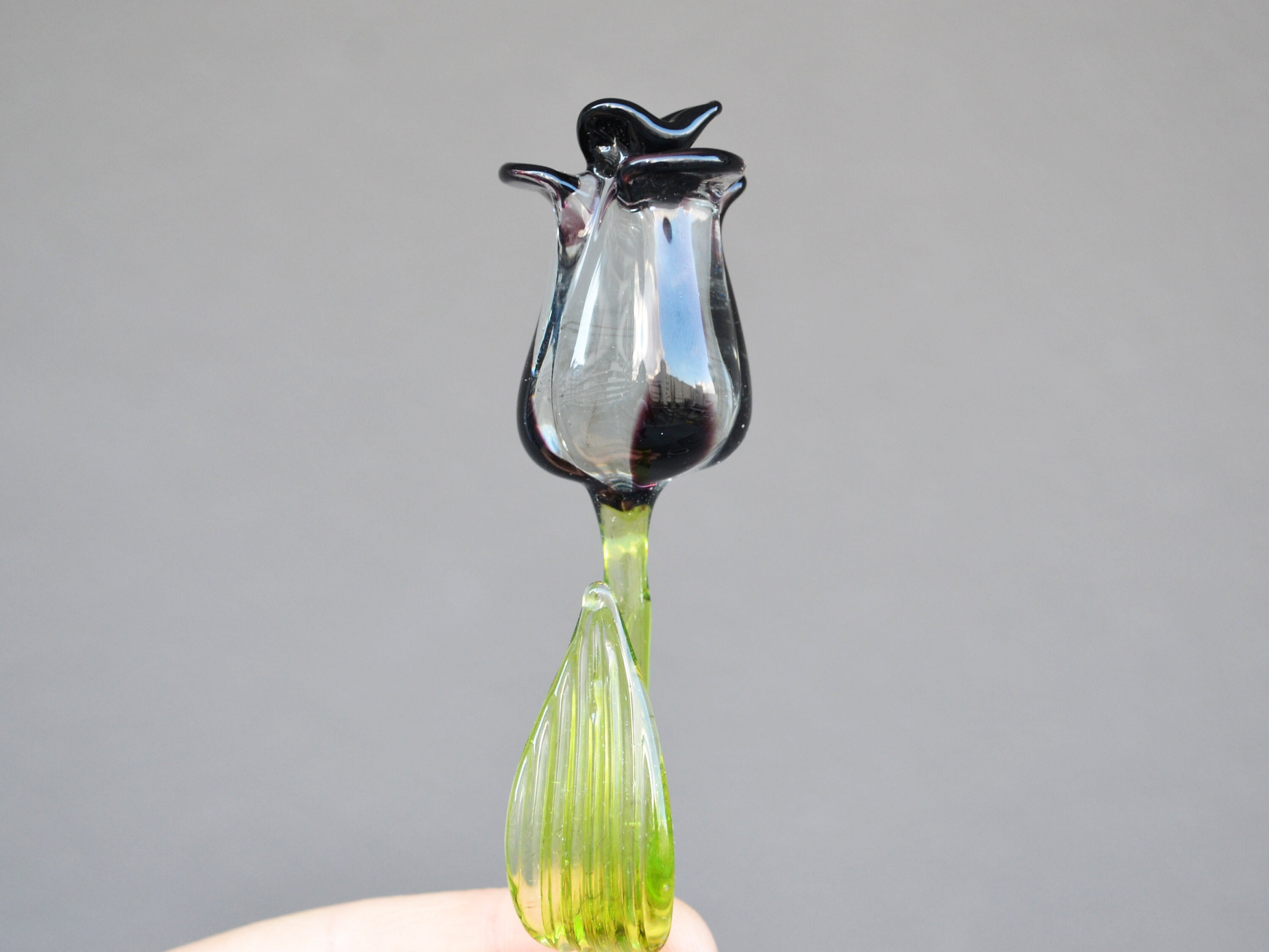 Purple Glass Rose Flowers Wall Decor Flower Arrangements Art - Etsy