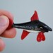 Art Glass Fish Toys Murano Animals Tiny Small Figure Glass - Etsy