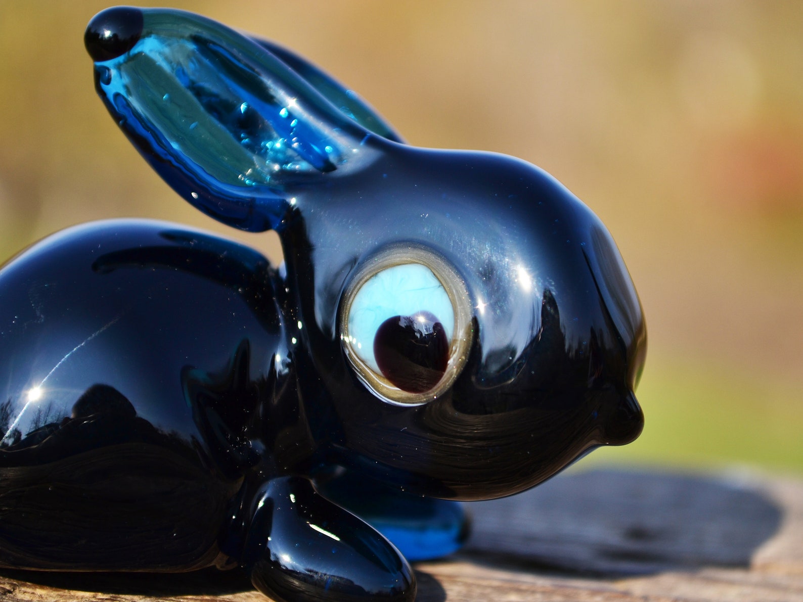 Glass Rabbit Figurine Animals Glass Rabbit Sculpture Glass - Etsy