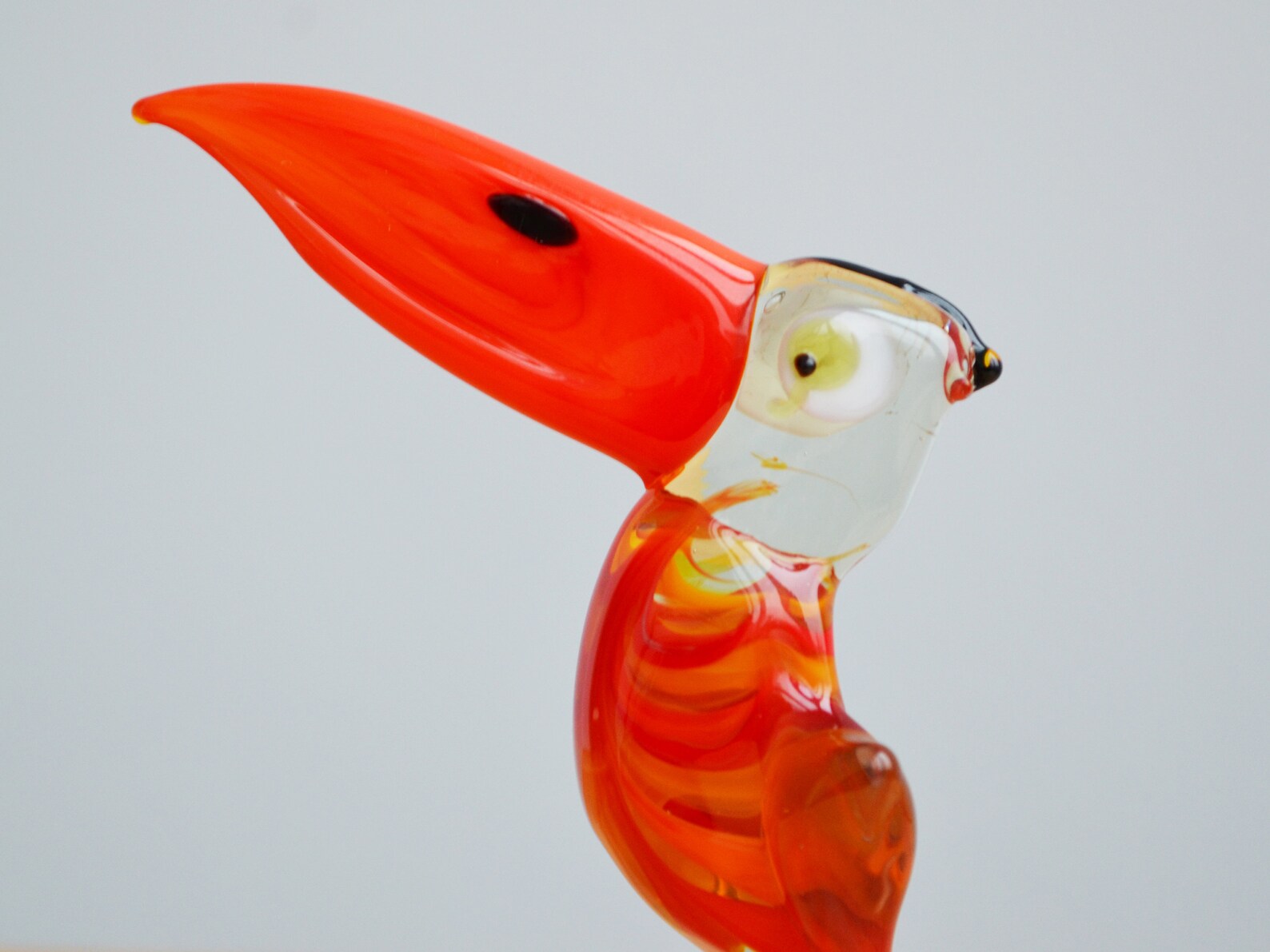 Glass Toucan Figure Toucan Bird Sculpture Pelicans Statue | Etsy