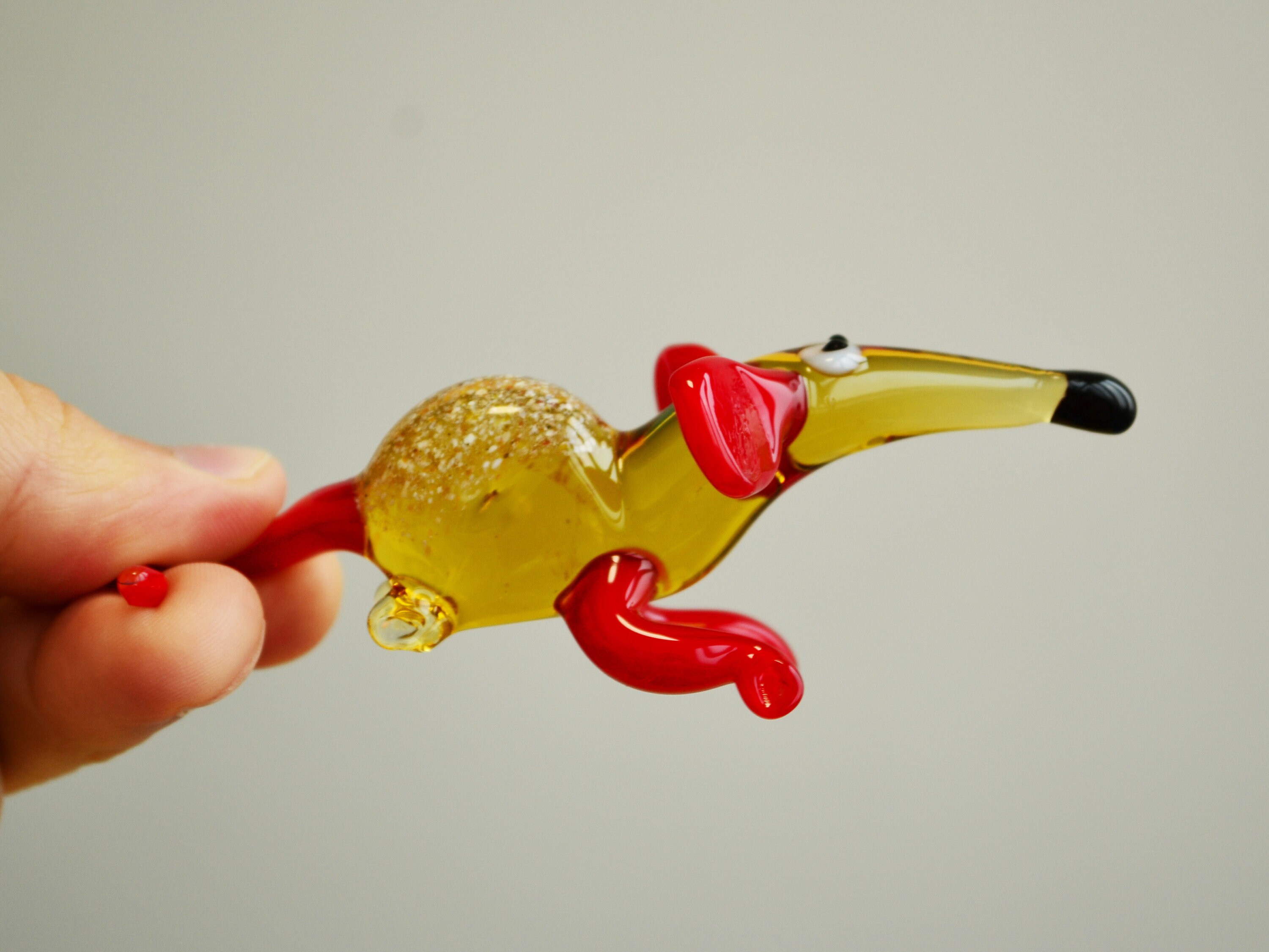 Glass Mouse Sculpture Mouse Figurines Miniature Murano Mice - Etsy