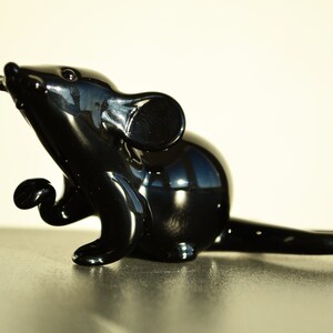 Glass Rat Figurine Rat Animals Glass Rats Sculpture Art Glass | Etsy