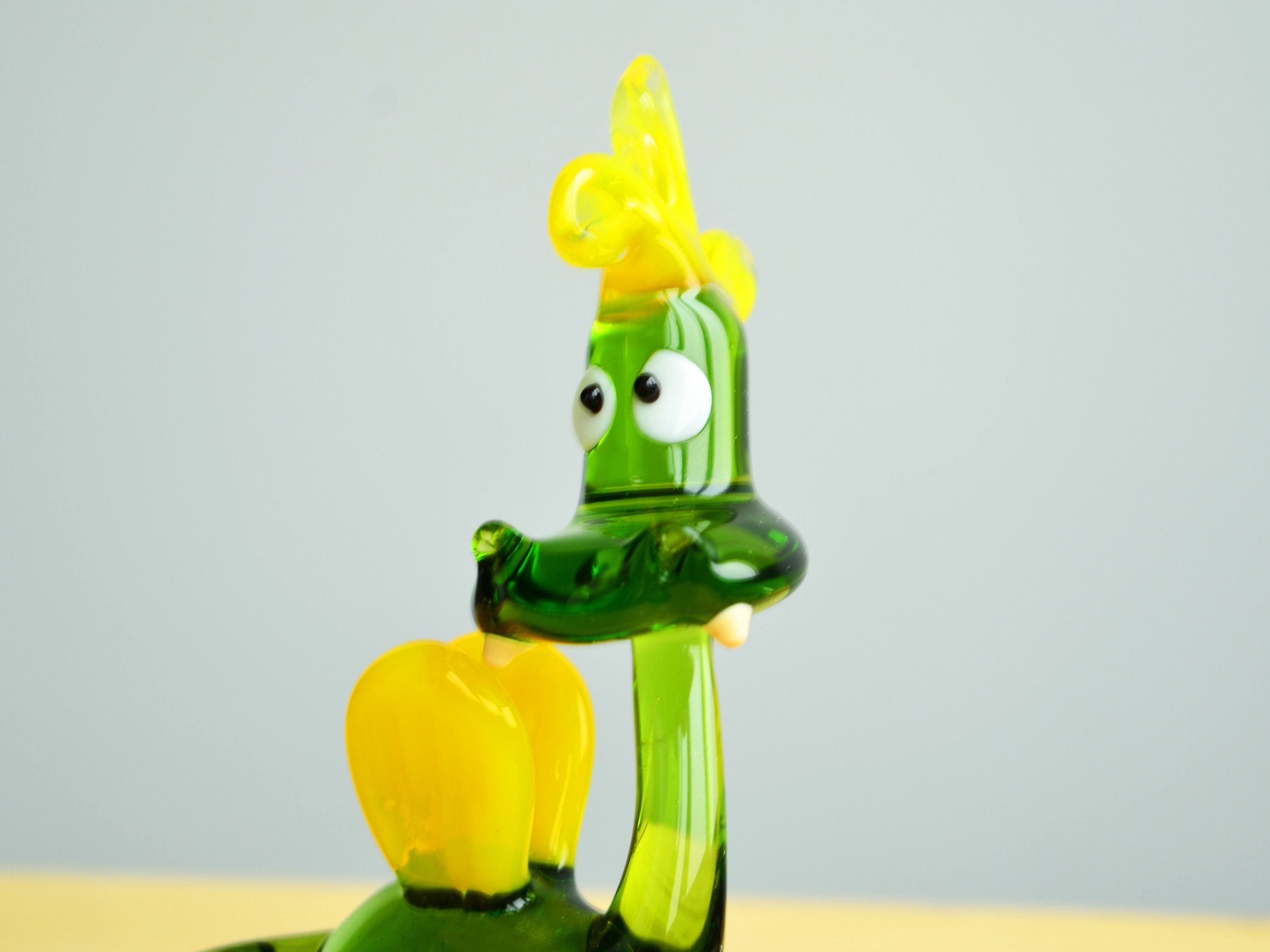 Green Glass Dragon Figurines Perfect Gift Murano Paperweight | Etsy