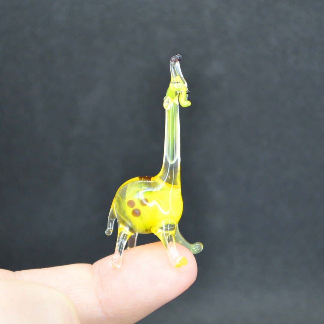 Art Glass Giraffe Statue Figurine Blown Glass Giraffe Gifts - Etsy