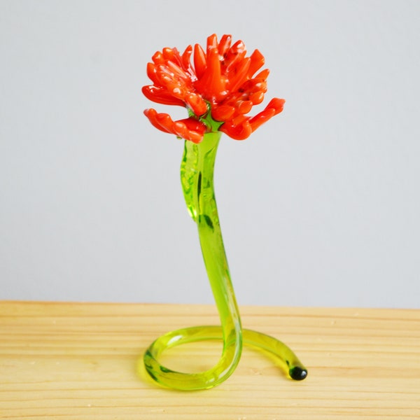 Blown Glass Flowers - Etsy