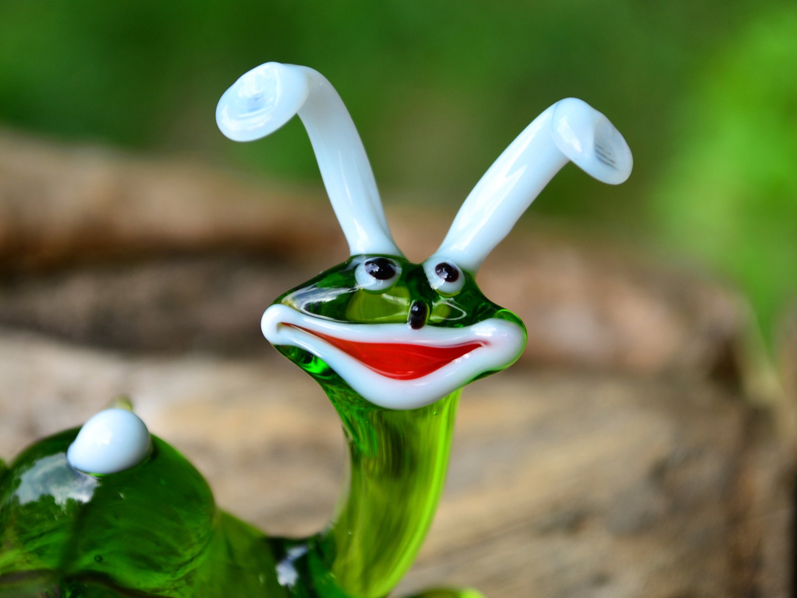 Green Glass Caterpillar Glass Caterpillar Toys Figurine | Etsy