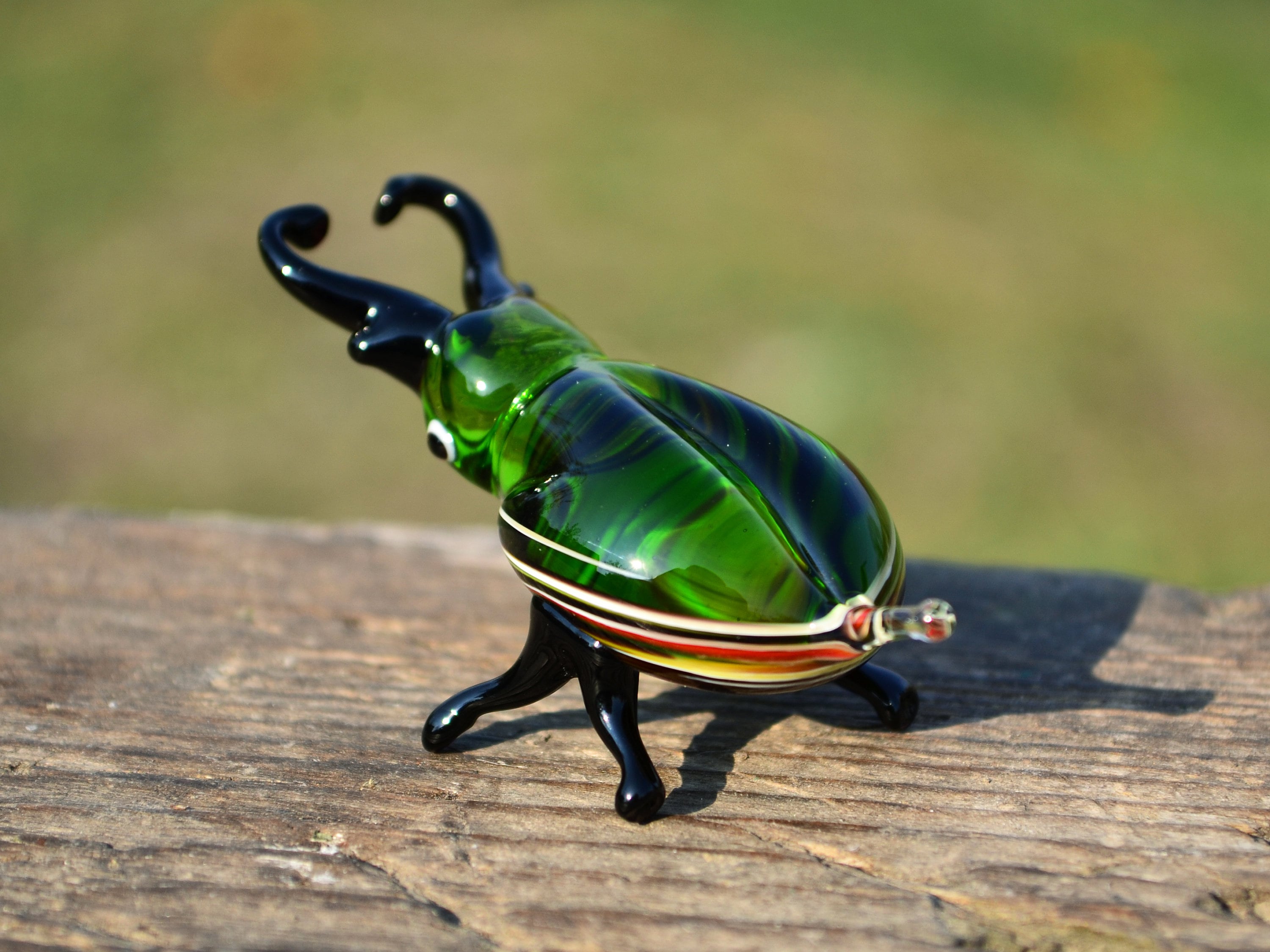 Glass Bug Figurine Bug Christmas Decoration Bug Xmas Sculpture | Etsy