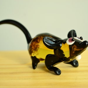 Glass Mouse Figures Sculpture Mouse Figurines Murano Mice Animals Mouse ...