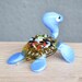 Blue Glass Turtle Figurine Animals Glass Turtles Sculpture Art - Etsy