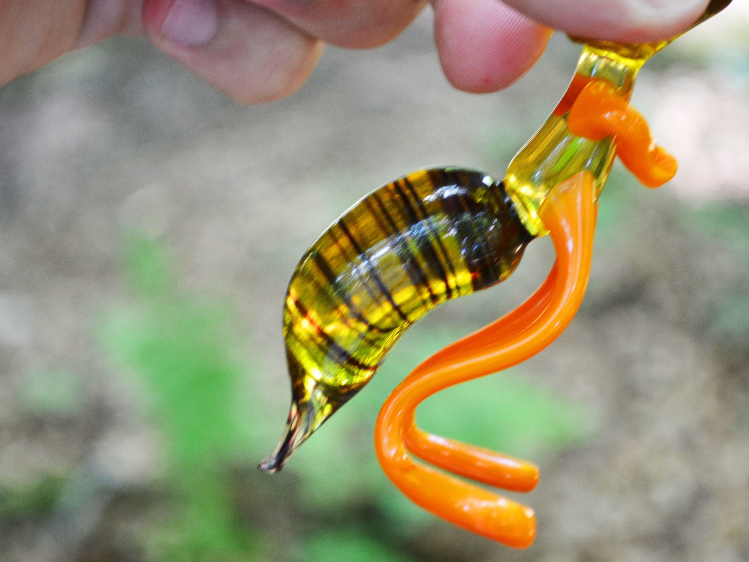 4 Glass Ant Figurine Glass Ant Collectible Figure Orange - Etsy