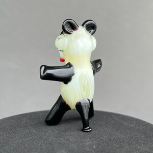 Glass Panda Sculpture Panda Figurines Art Glass Panda Bear Murano ...