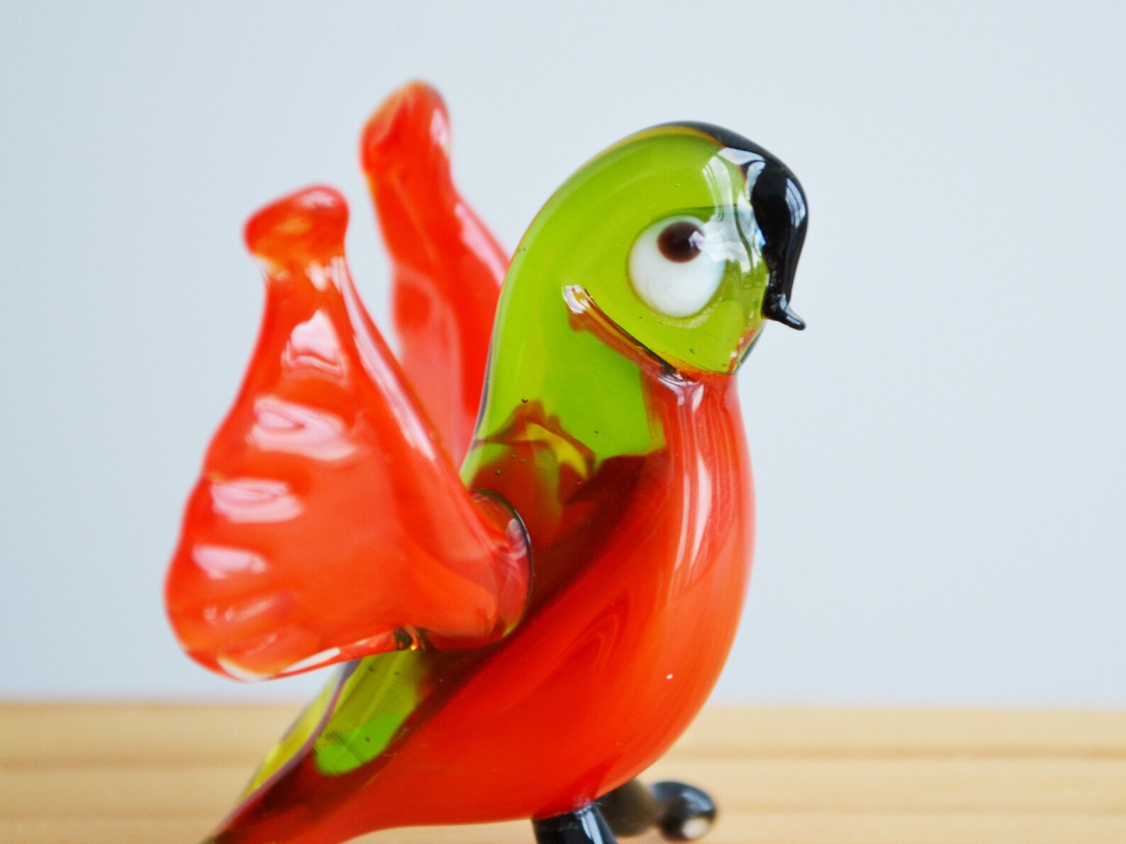 Red Parrot Figurine for Decoration Parrot Statue Decor Artwork - Etsy