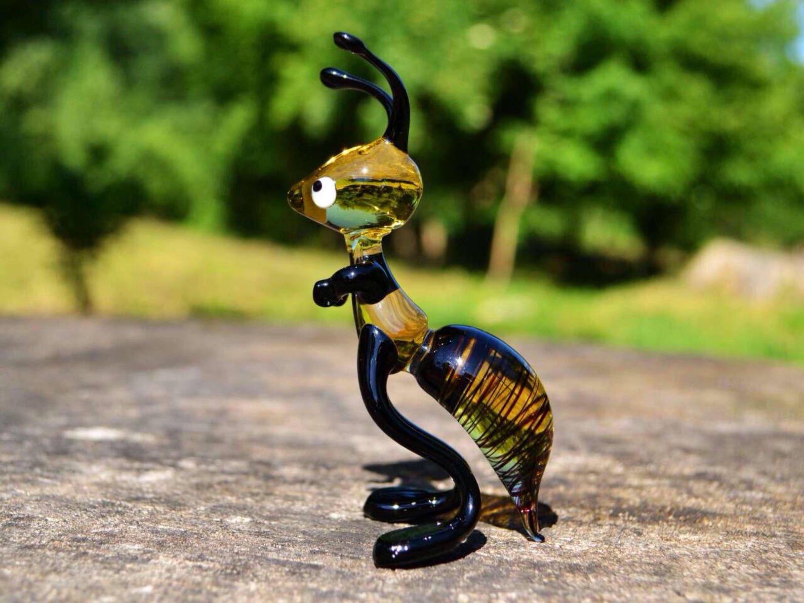Glass Ant Figure Animal Collectible Figurine Doll House Ant - Etsy